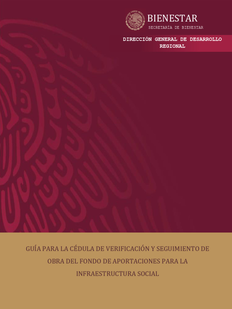 Guia_para_c_dula_de_verificacion_obras_2020 | PDF | Infraestructura | Pobreza