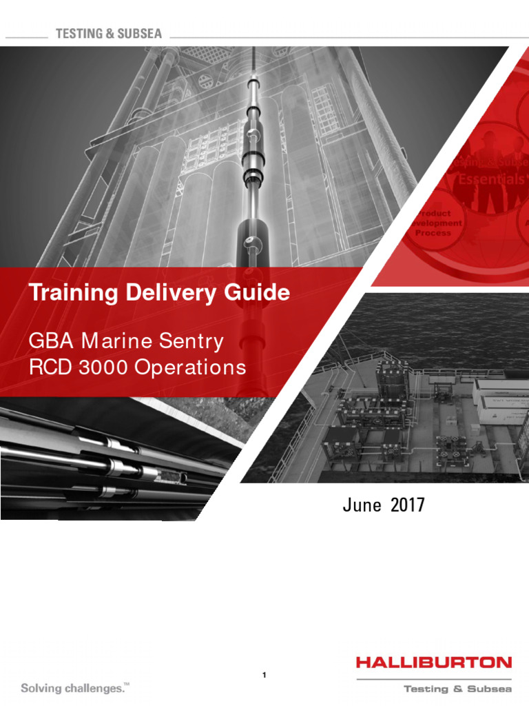 TSS - Marine RCD Operations - Training Delivery Guide | PDF