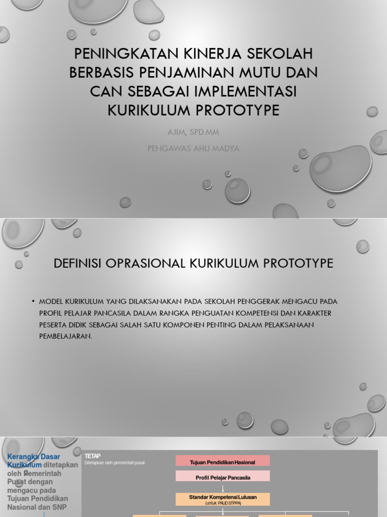 Peningkatan Kinerja Sekolah Berbasis Penjaminan Mutu Dan DACUM | PDF