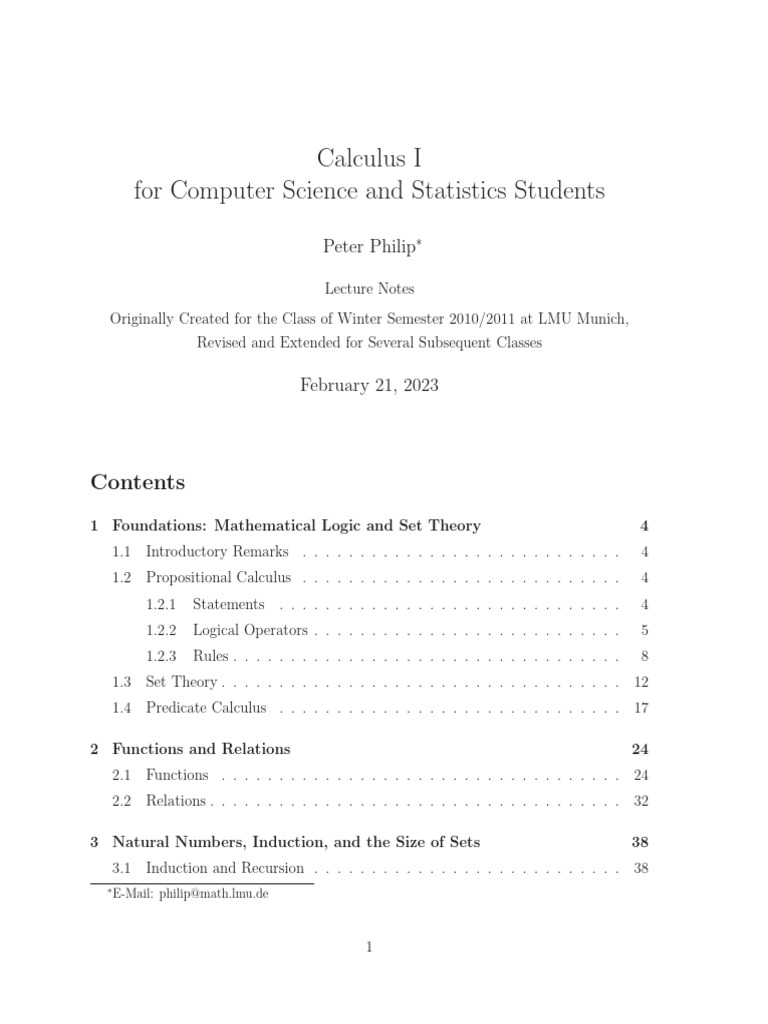 Module From Lmu | PDF | Integral | Mathematical Proof