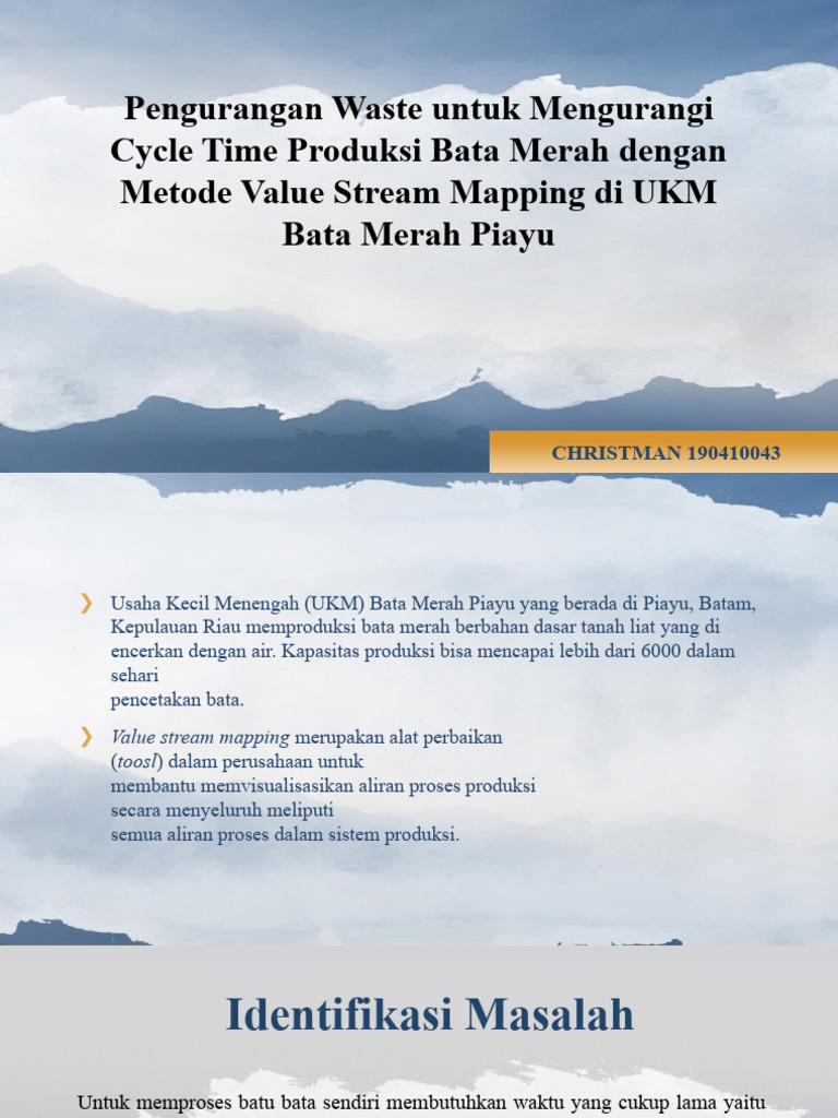 Pengurangan Waste di Produksi Bata Merah | PDF