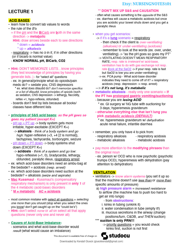 MARK K Lecture Notes-Print | PDF