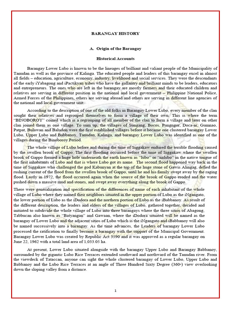 Barangay Development Plan 2023-2025 | PDF