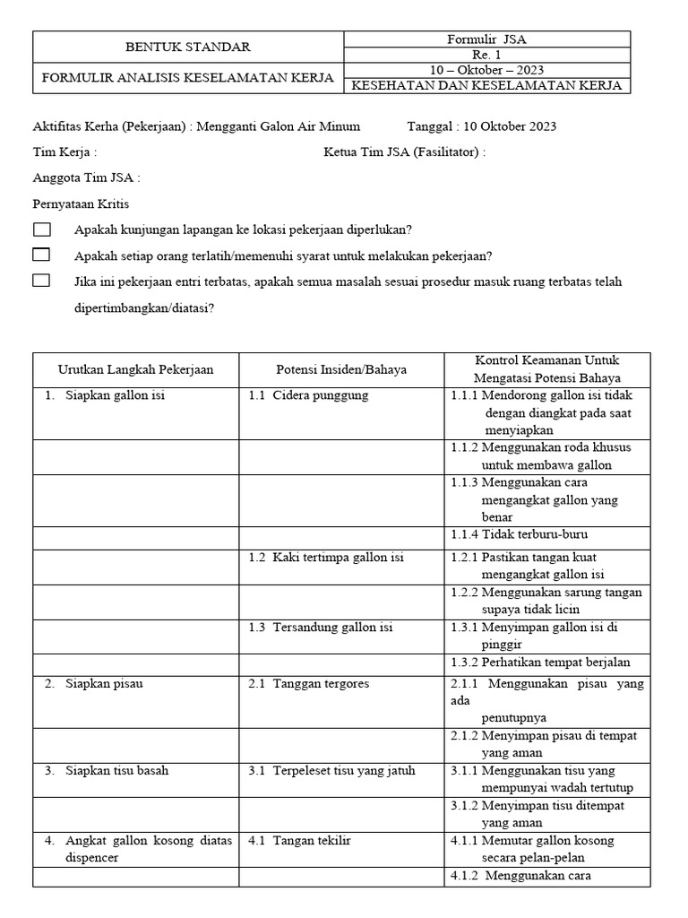 JSA Rina Nurfadilah 20221220017 | PDF