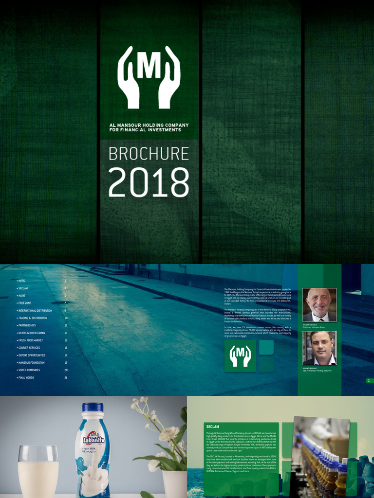 Al Mansour Holding Brochure 2018 | PDF