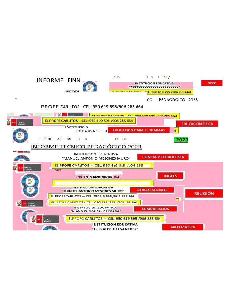 Informe Matematica | PDF