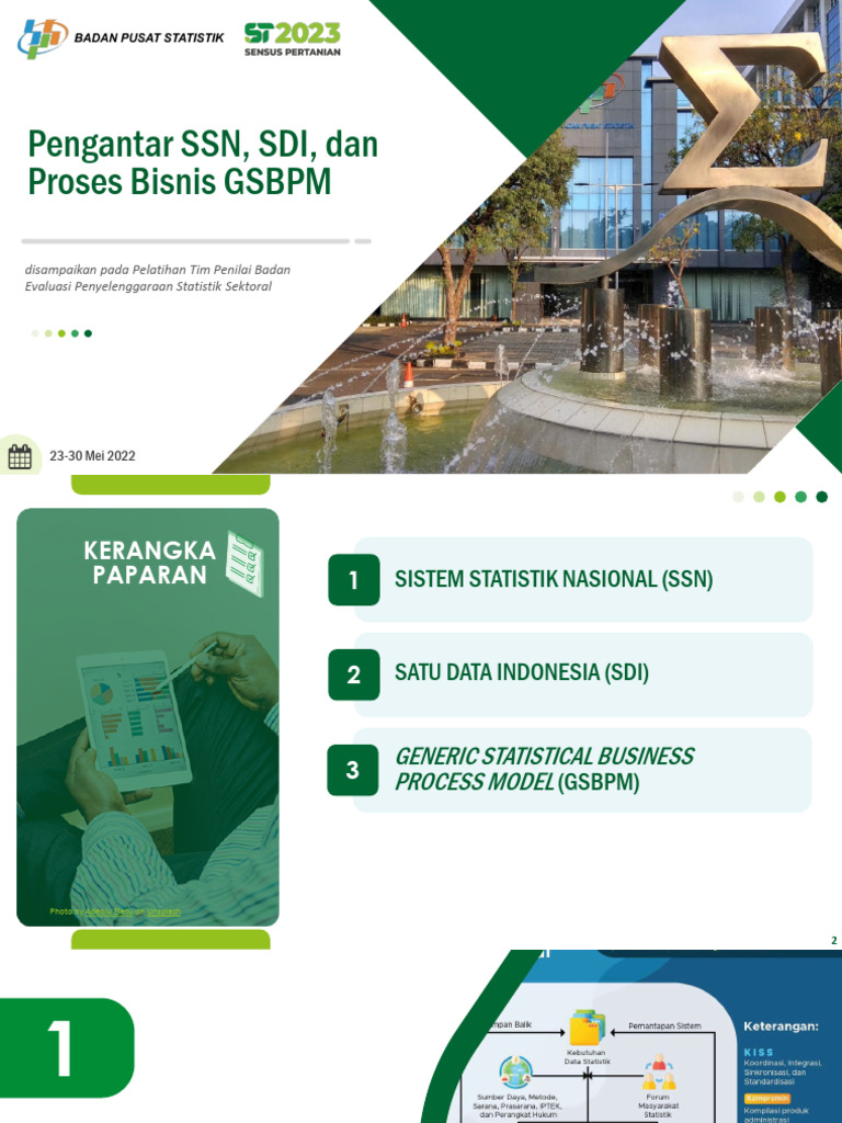 Pengantar GSBPM SDI SSN | PDF