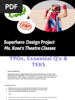 Costume Design Template for Students | PDF