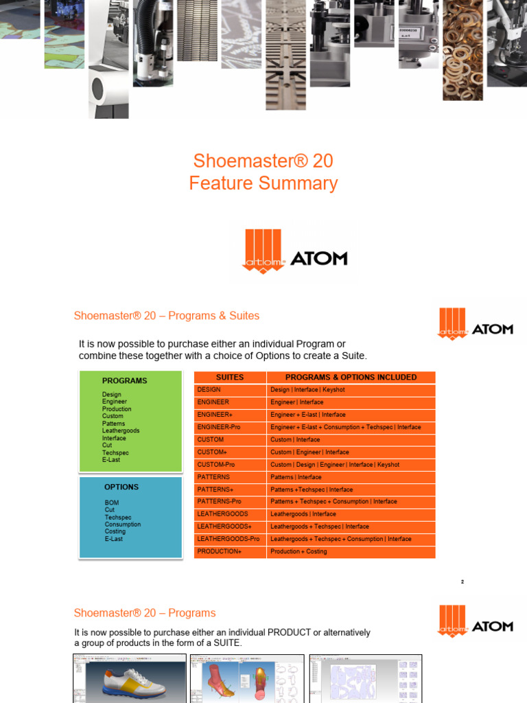 Shoemaster v20 Features | PDF