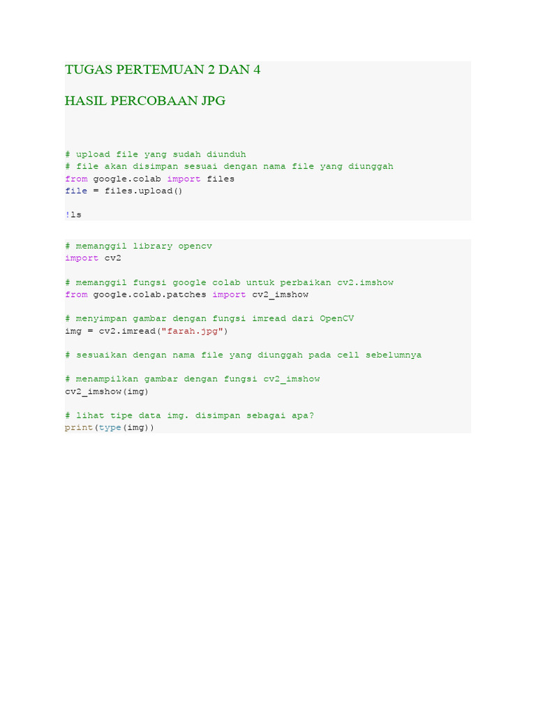 Pengolahan Citra P2 Nur Farah Dilla | PDF