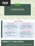Lesson 15 Definition and Translation of Variation Statement | PDF | Variable (Mathematics ...