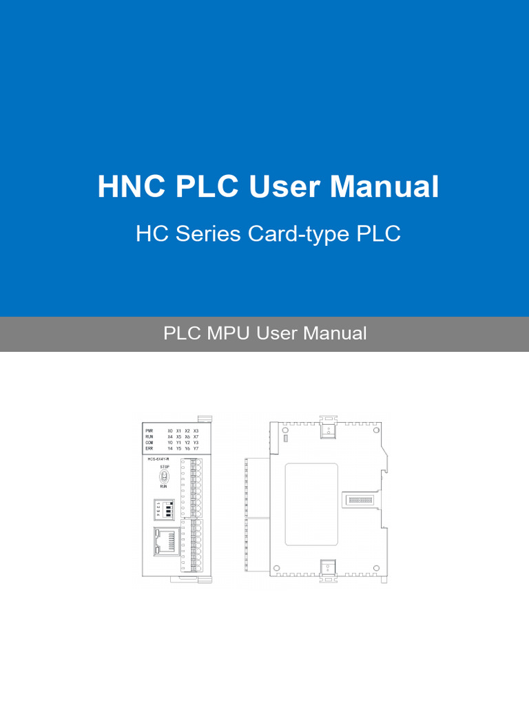 Manual PLC HNC G 4x4y4a-R | PDF | Power Supply | Alternating Current