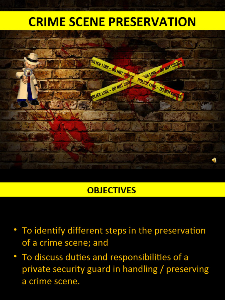 Crime Scene Preservation | PDF