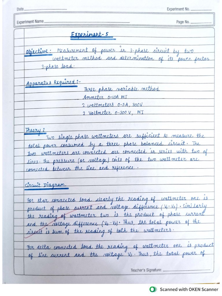 Electrical Practical | PDF