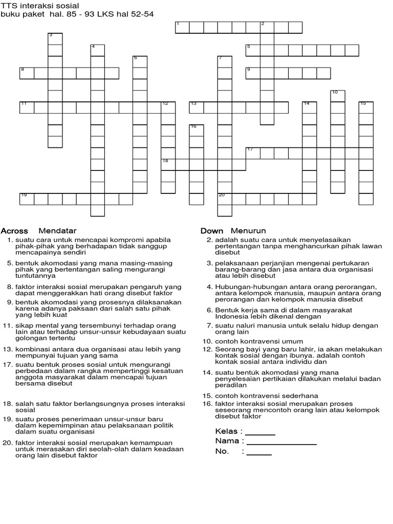 TTS Interaksi Sosial Ok | PDF