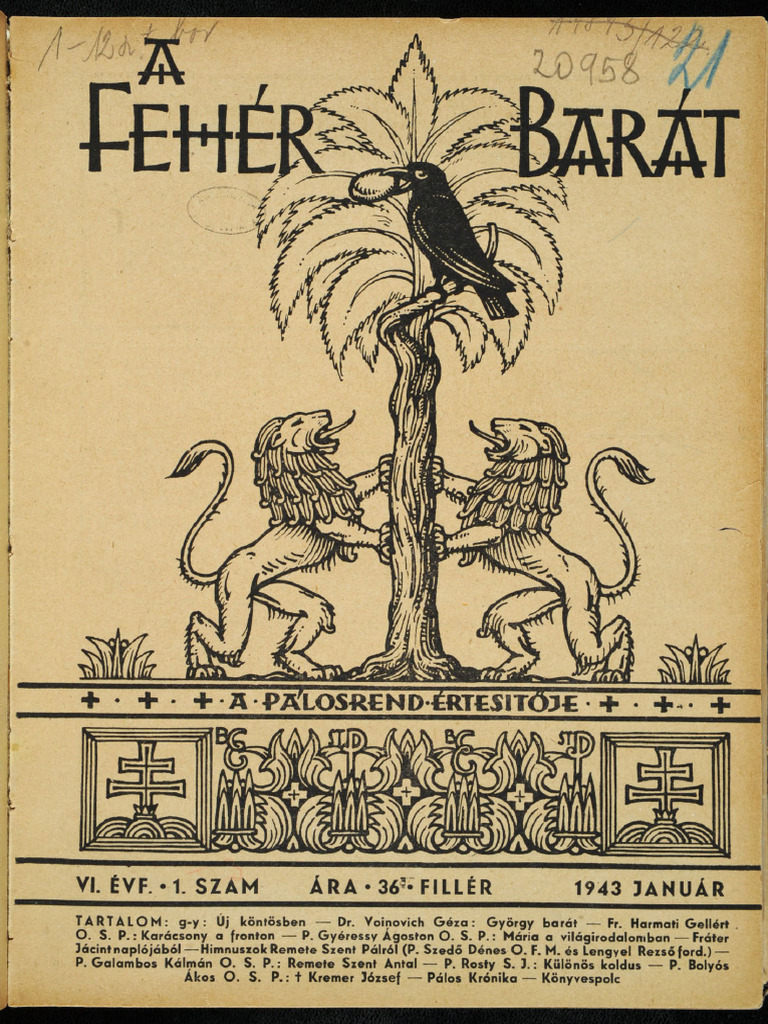 1943 01 A Feher Barat | PDF