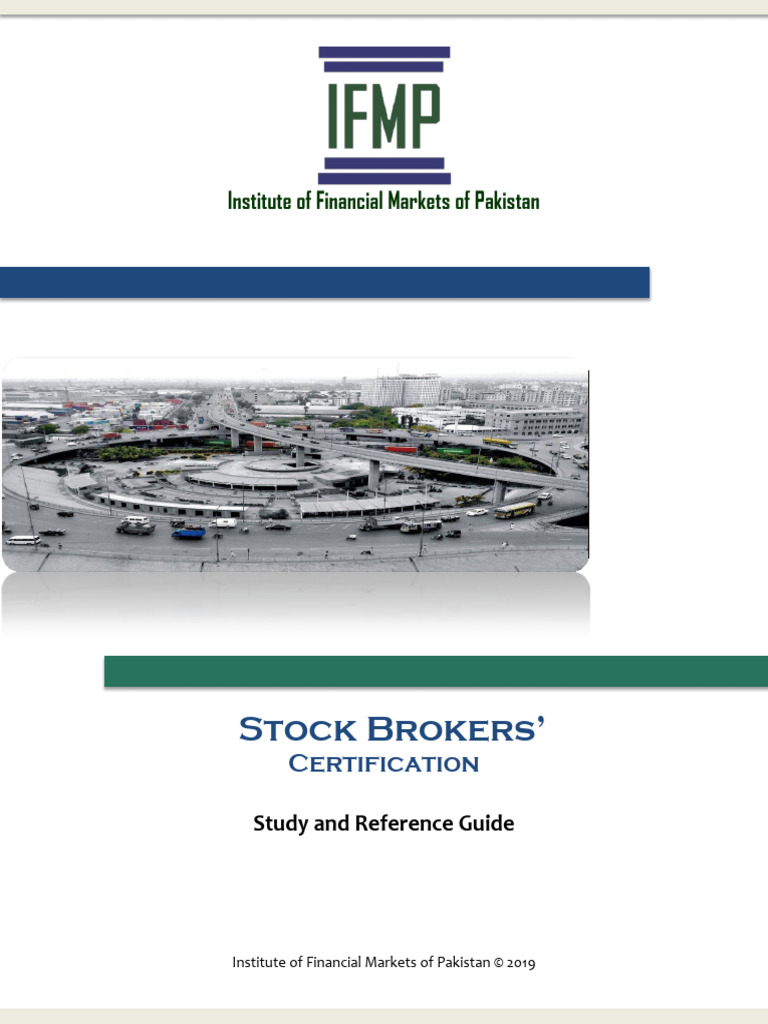 IFMP Stock Brokers' Certification (Study and Reference Guide) | PDF