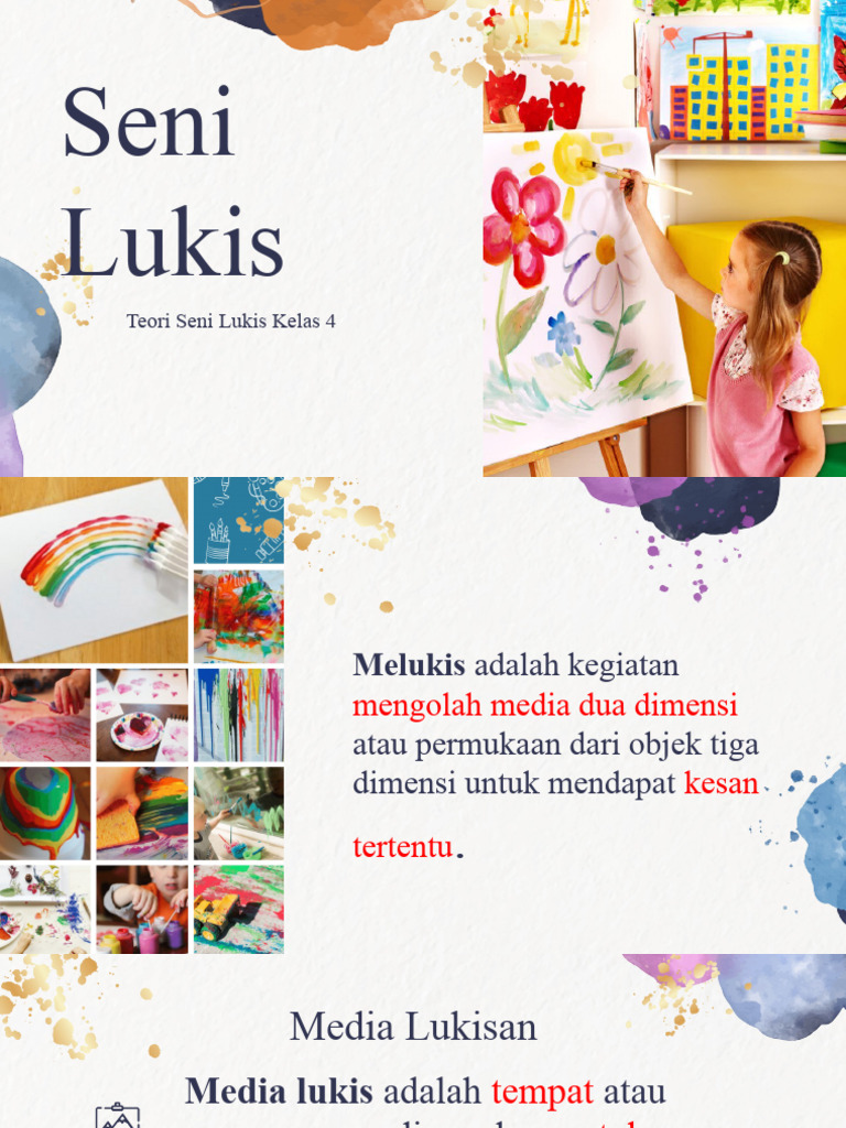 Teori Seni Lukis Kelas 4 | PDF