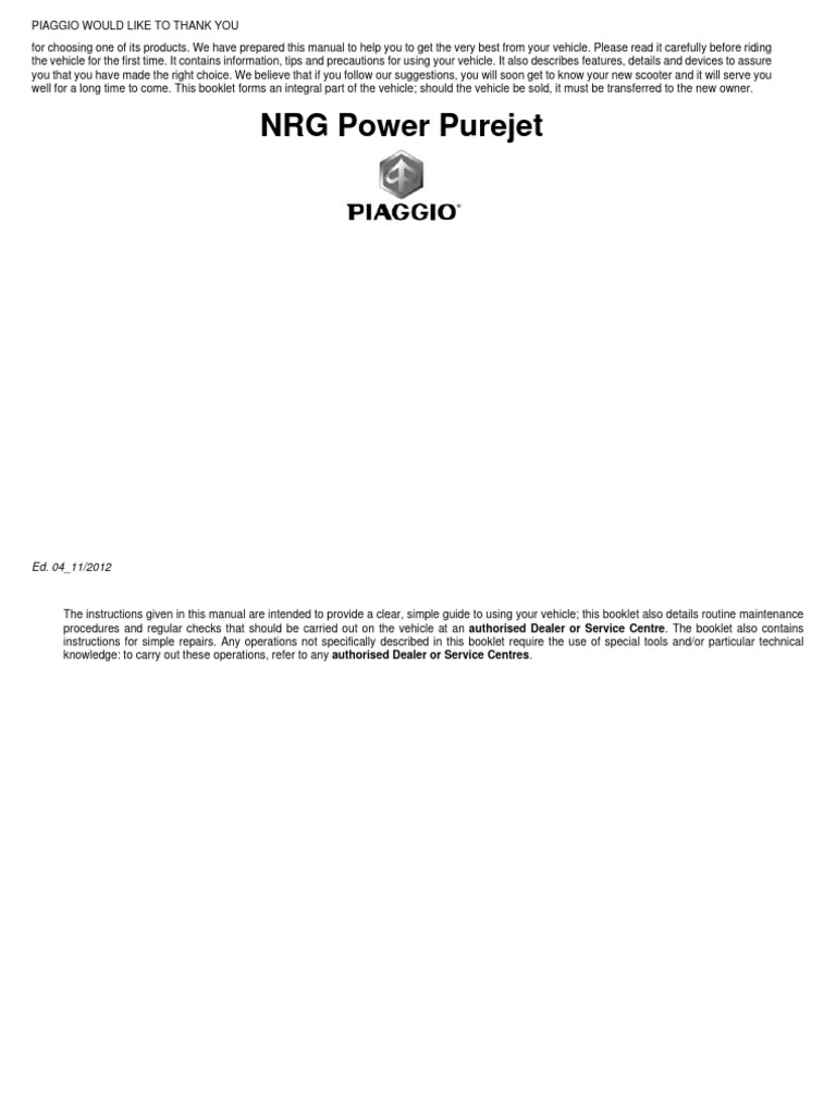 NRG Power Purejet UPUTSTVO | PDF | Vehicle Parts | Automotive Technologies