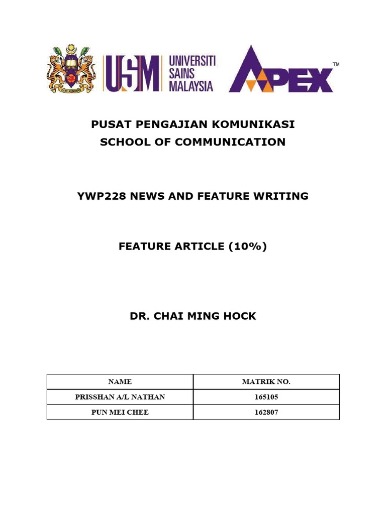 Feature Writing | PDF