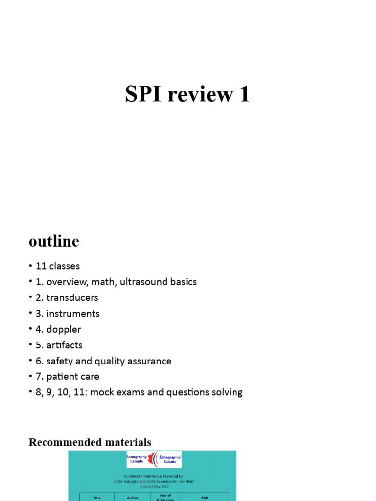 Spi Review1 Notes CP 1&2 | PDF