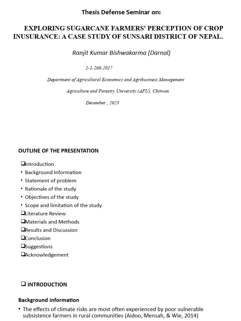 Thesis Defence | PDF