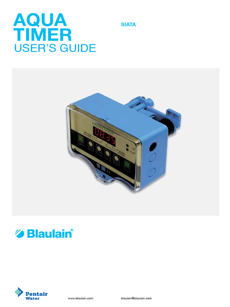 AquaTimer Users Guide | PDF