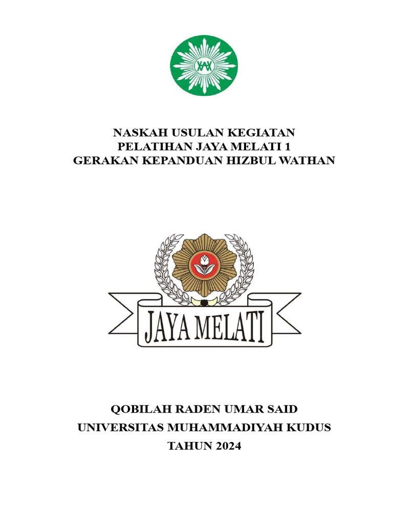 Naskah Usulan Kegiatan Jaya Melati 1 | PDF