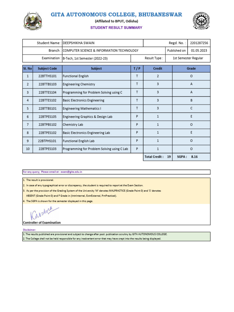 Gita Autonomous College, Bhubaneswar: (Affilated To BPUT, Odisha) | Download Free PDF | Physical ...
