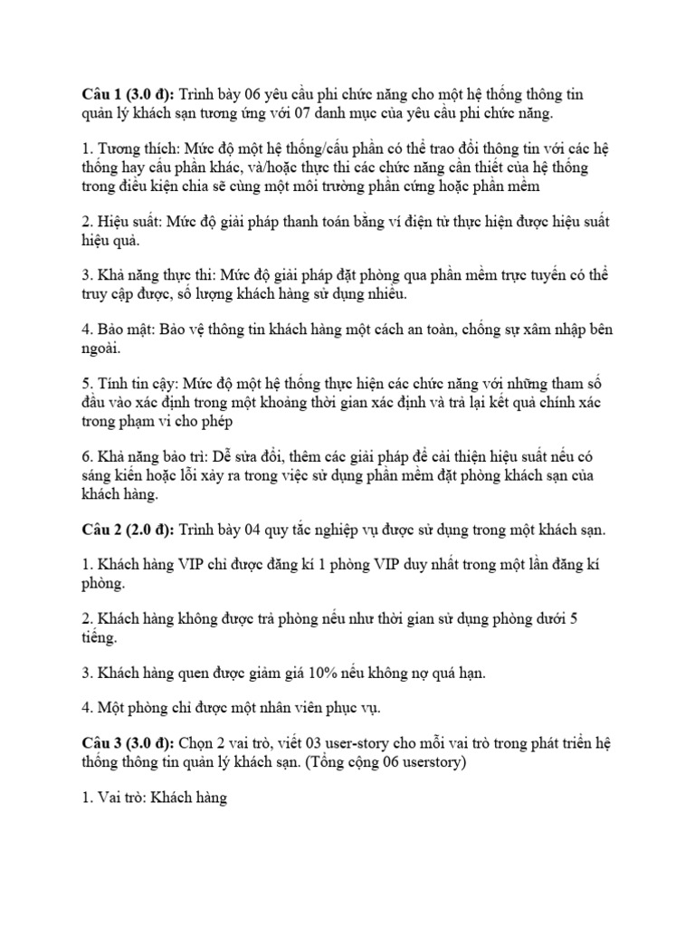 Bai Tap Phan Tich Kinh Doanh | PDF