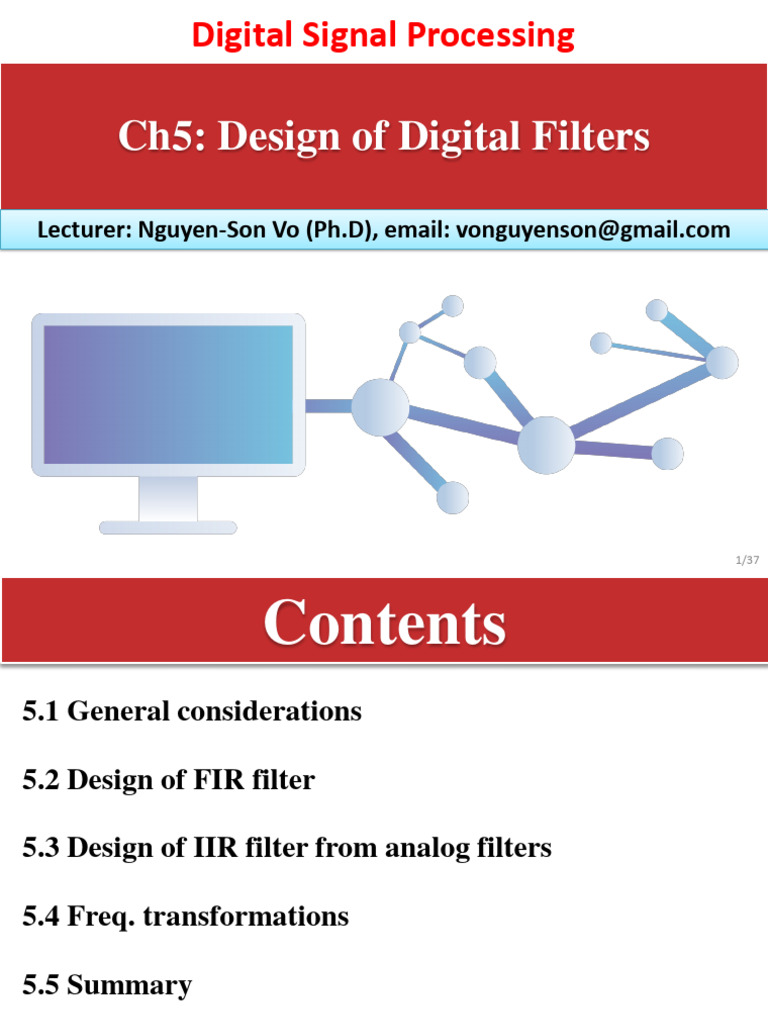 Ch5-Dsp Design DF | PDF | Digital Signal Processing | Signal Processing