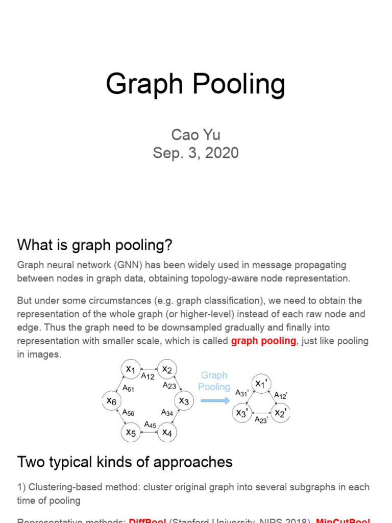 Graph Pooling | PDF | Applied Mathematics | Systems Science