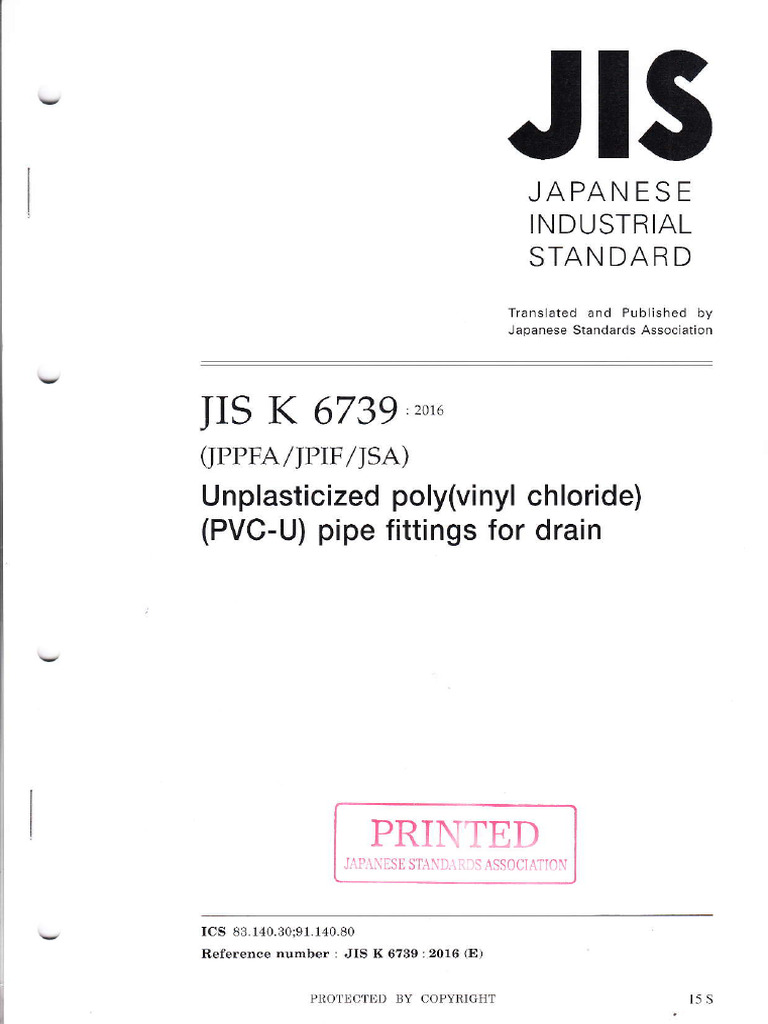 Jis K 6739-1-2 | PDF