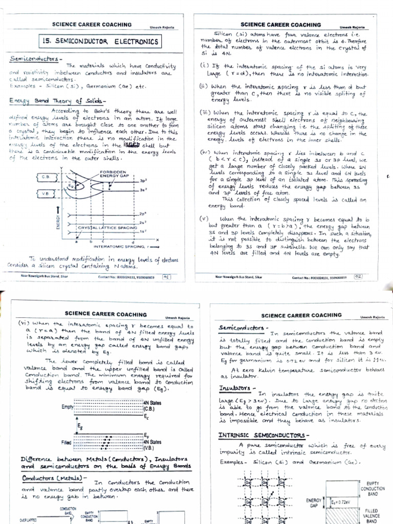 Semiconductor | PDF | P–N Junction | Rectifier