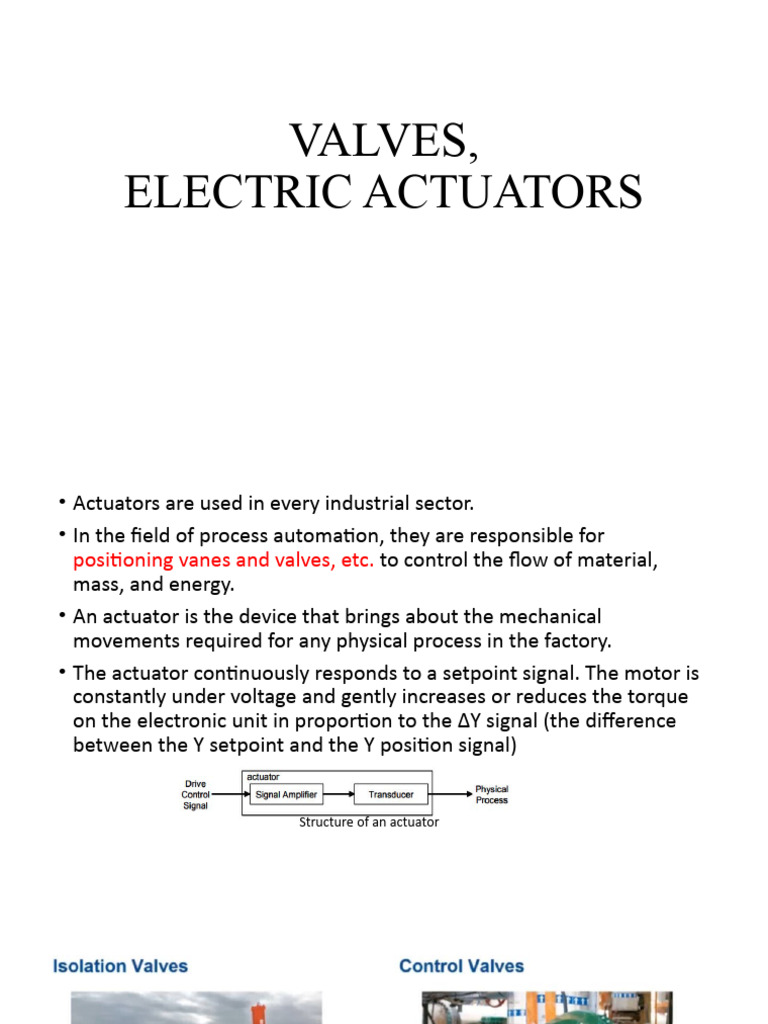 Electric Actuators | PDF
