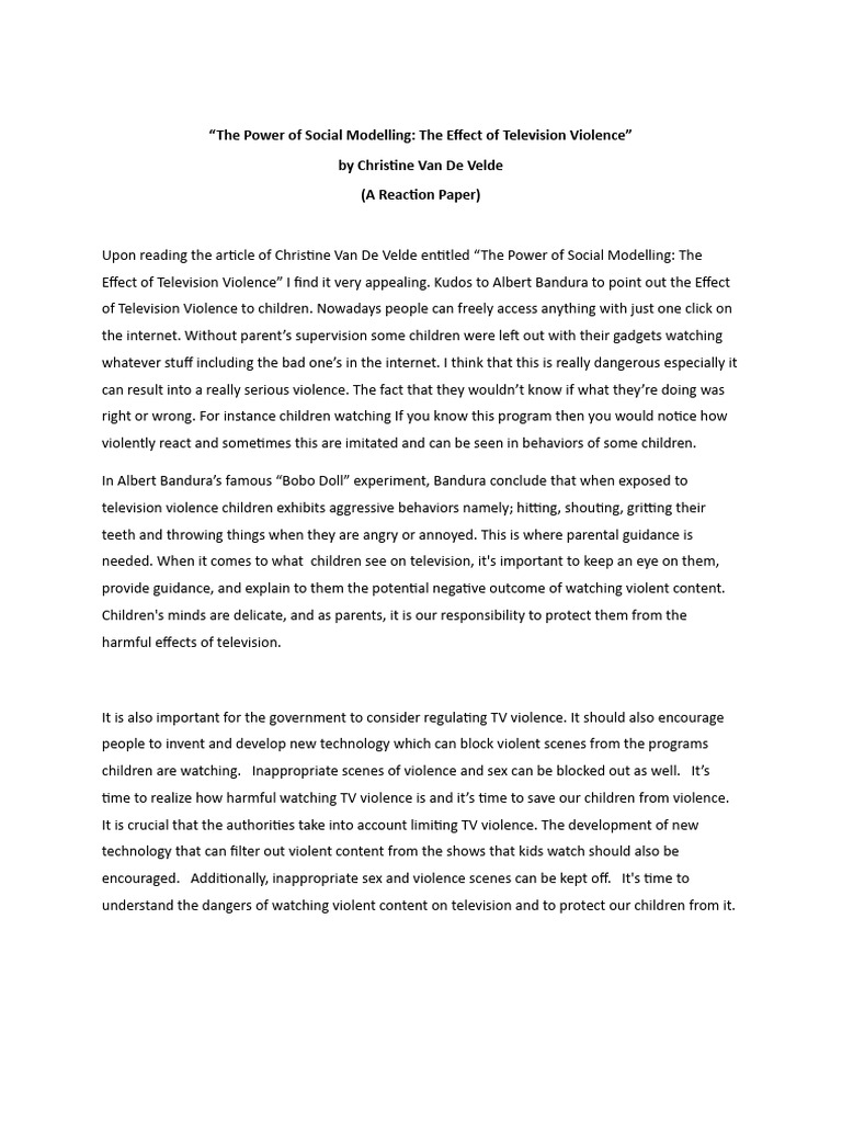 Power of Social Modelling | PDF