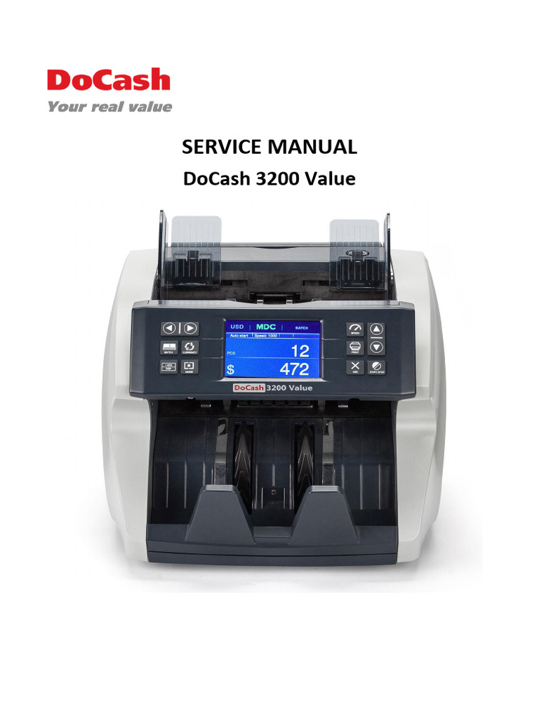 DoCash 3200 Value - Service Manual | PDF