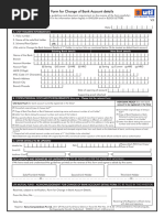 Change of Bank Details Declaration Form | PDF | Cheque | Banks