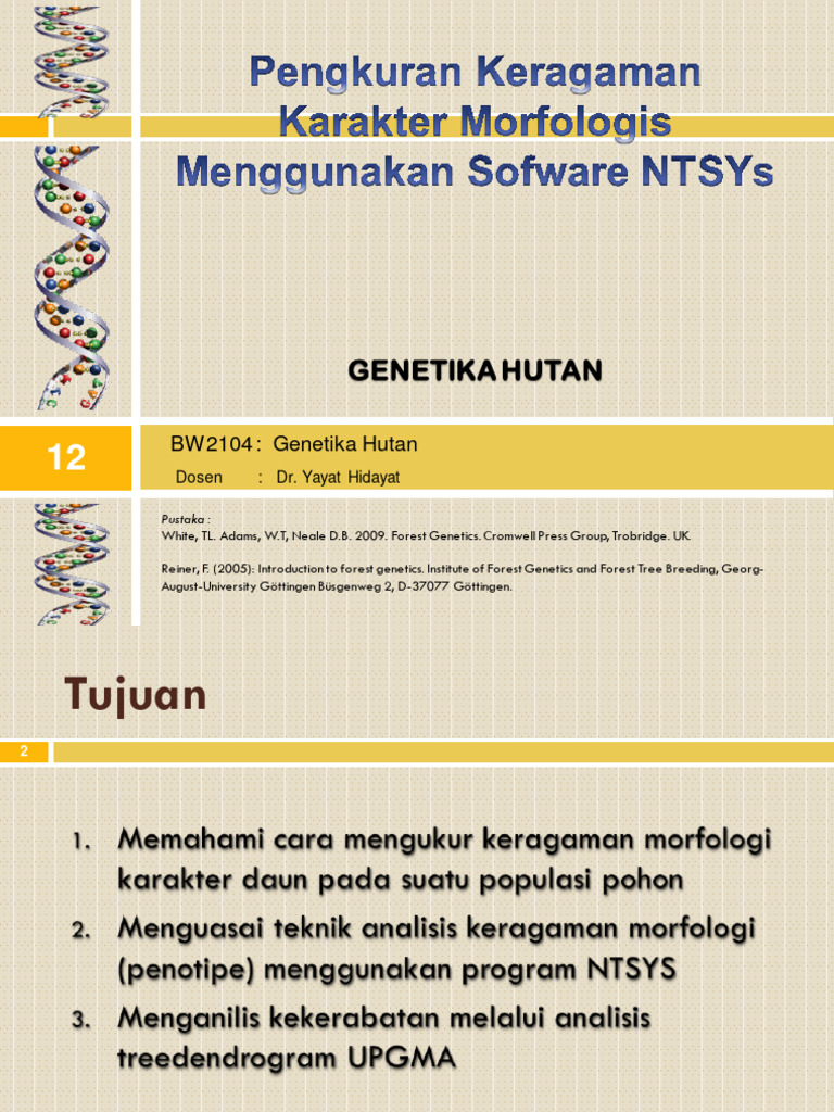 Penggunaan-NTSYs | PDF
