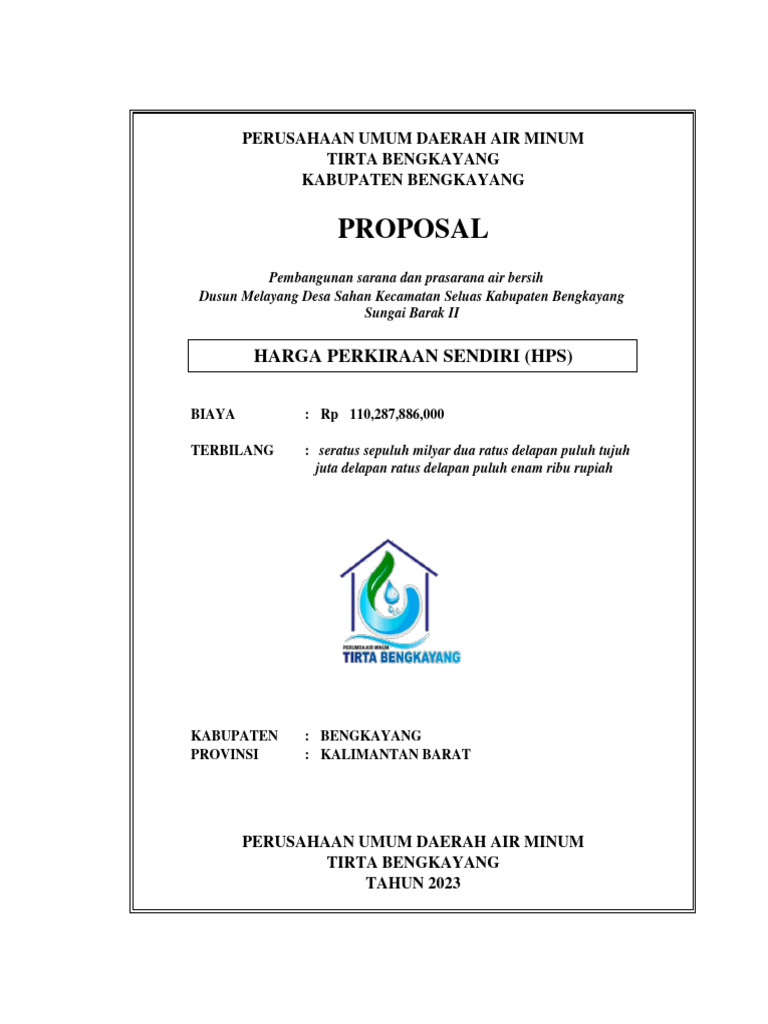 Estimasi RAB AB Riam Berawant | PDF