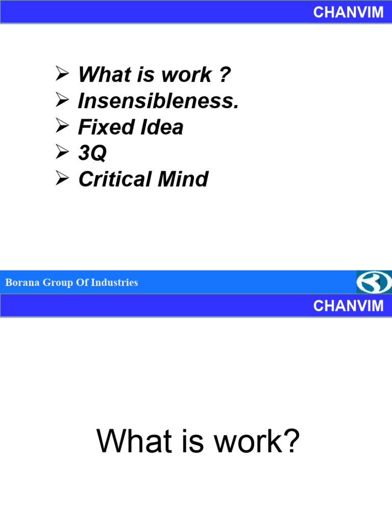 2a. What Is Work | PDF | Economies