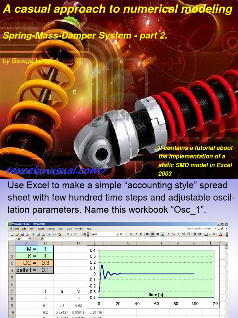 Spring Mass Damper Tutorial 2 | PDF