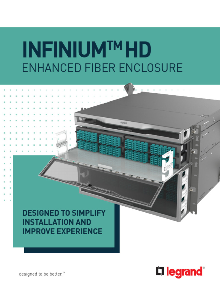 DPC ORT BR Legrand Infinium HD E Enclosure R15 1 | PDF | Optical Fiber | Information And ...
