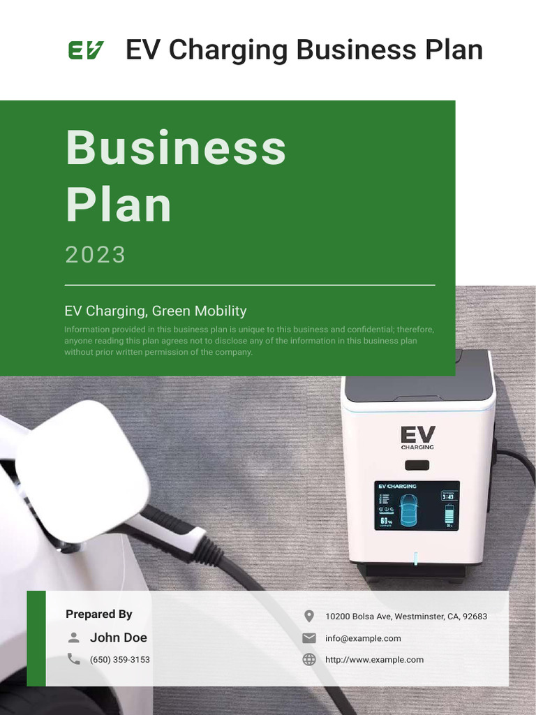 Ev Charging Business Plan | PDF
