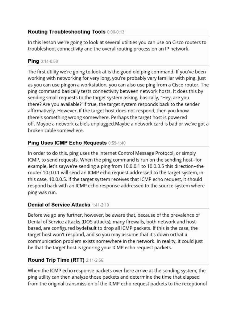 723 Routing Troubleshooting Tools Pdf 