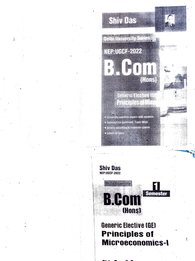 Principles of Mi Sem 1 | PDF