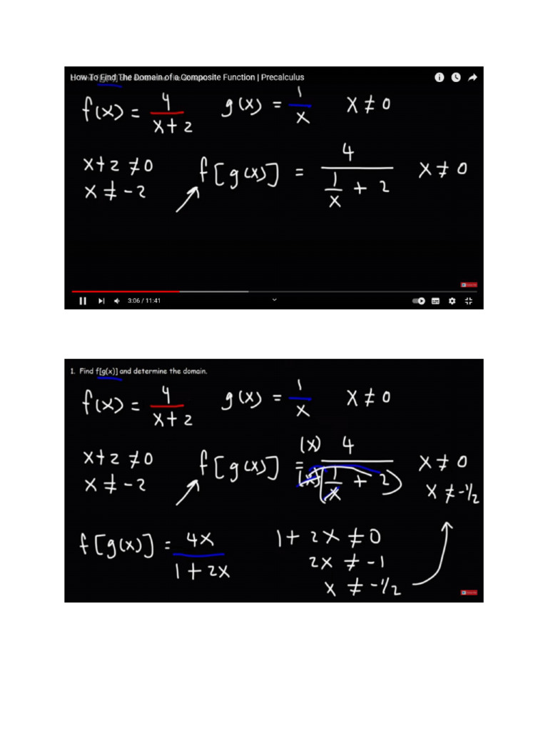 Combined Functions | PDF