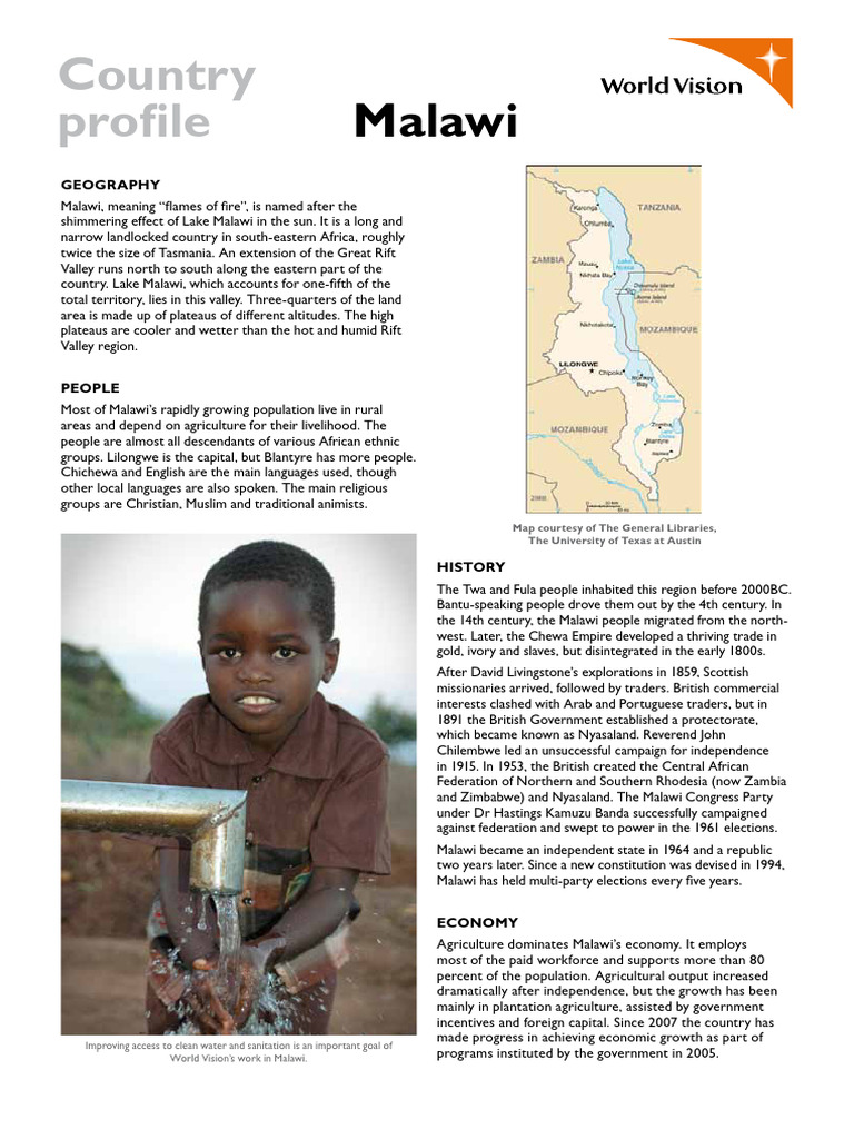 Malawi Country Profile | PDF