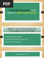 Ubusobanuro Bwa Daniyeli (Updated) | PDF | Bantu