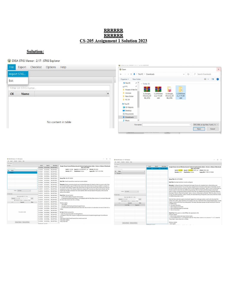 CS205 Assignment 1 Solution 2023 | PDF